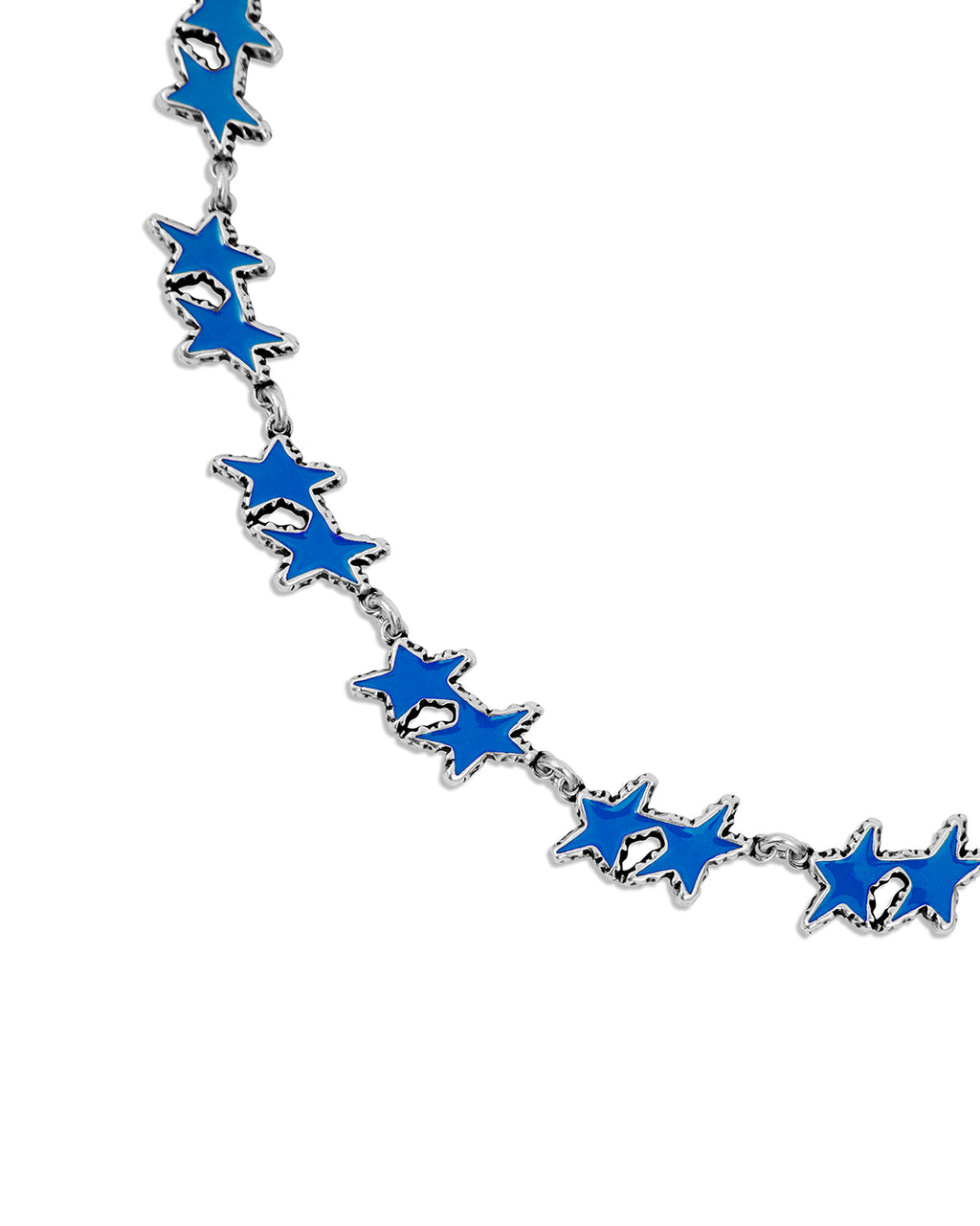 Light Blue Melted Stars Necklace – Twojeys
